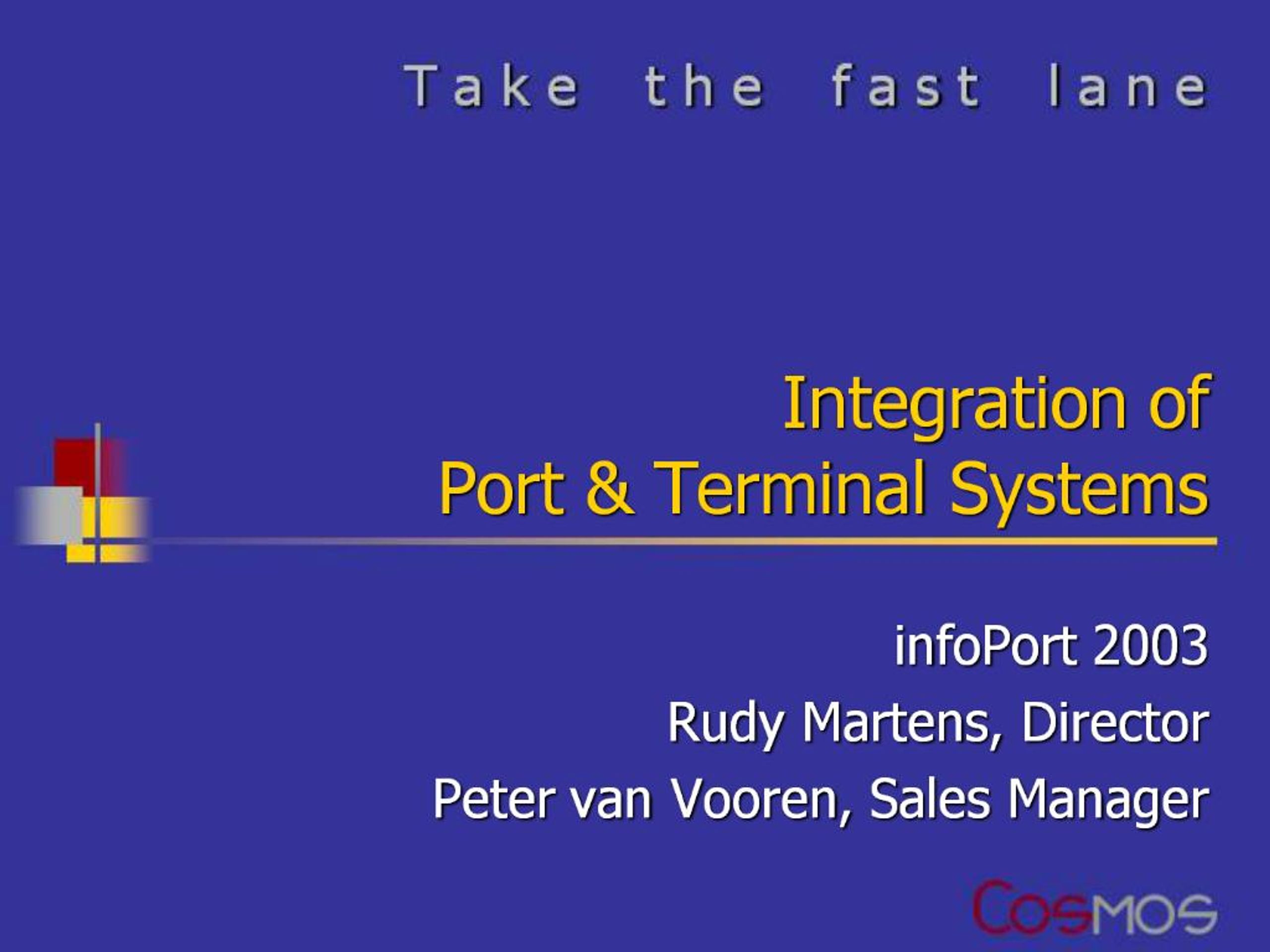 PPT - Integration of Port Terminal Systems PowerPoint Presentation ...