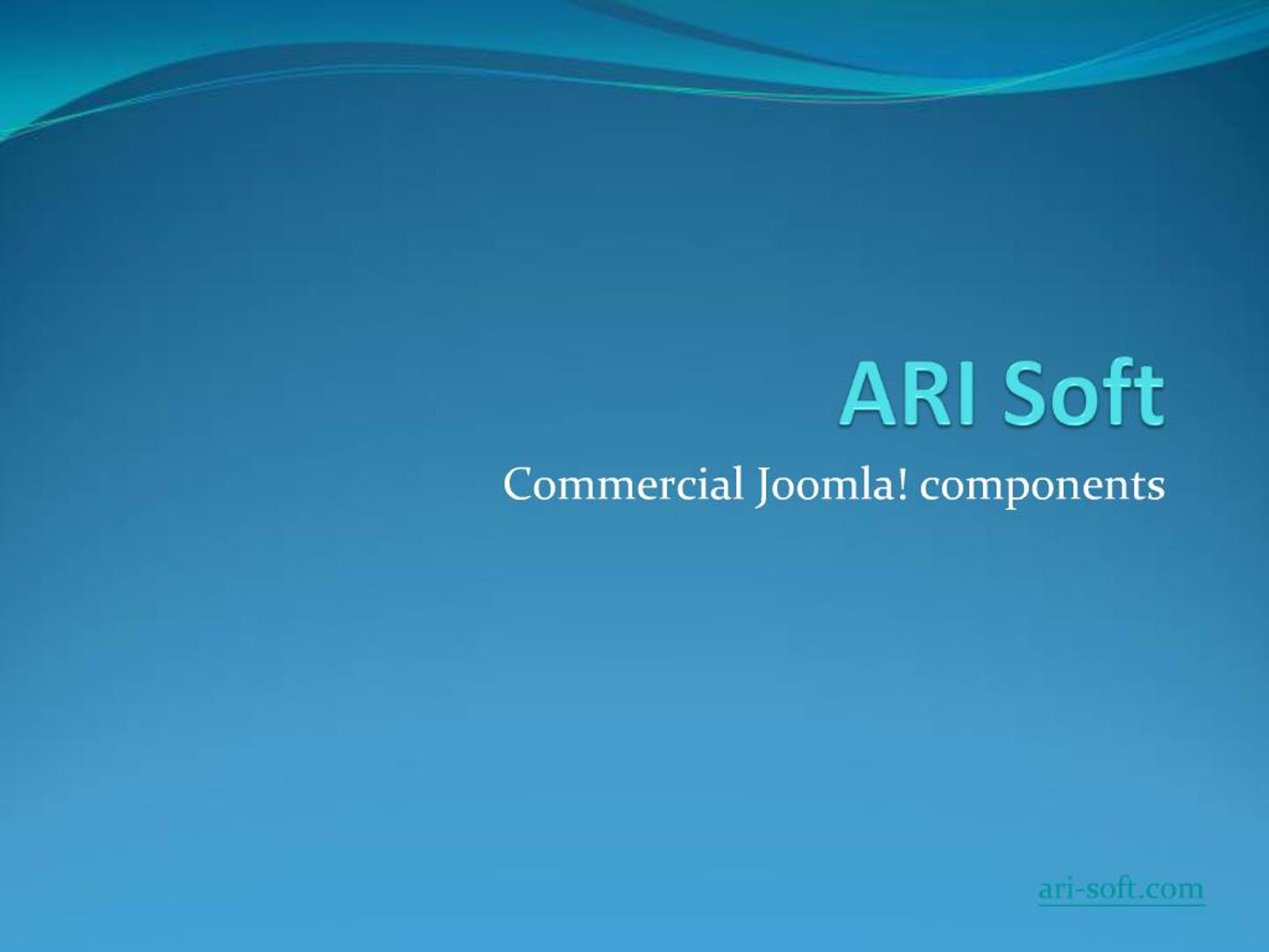 PPT - ARI Soft PowerPoint Presentation, free download - ID:711639