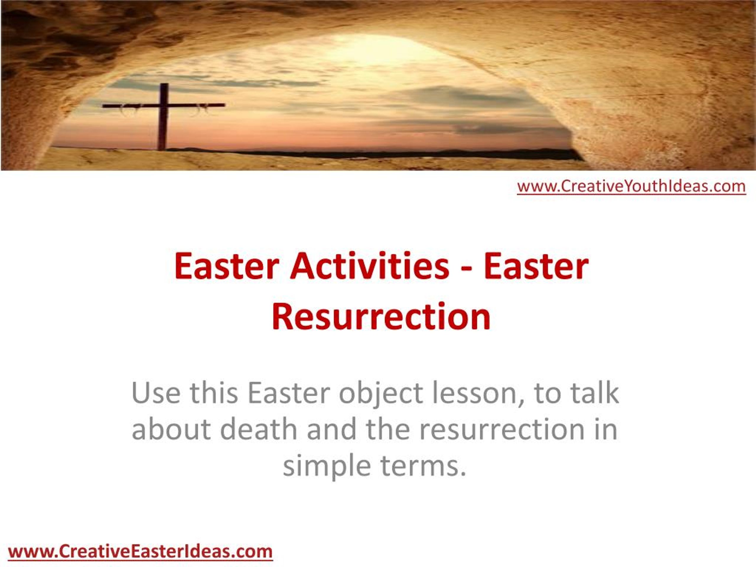 PPT - Easter Activities - Easter Resurrection PowerPoint Presentation ...