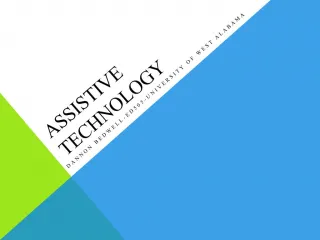 PPT - Assistive Technology in Special Education PowerPoint Presentation ...