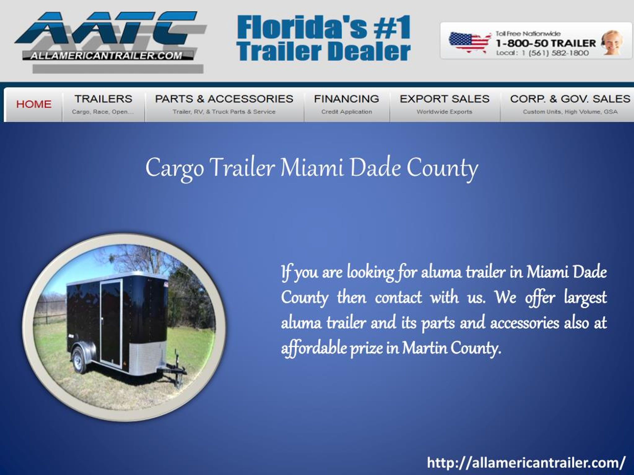 PPT - Cargo Trailer Miami Dade County PowerPoint Presentation, free ...