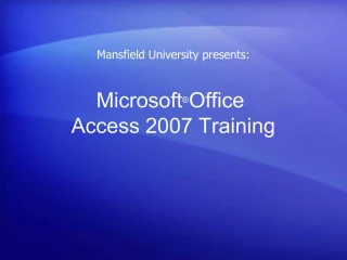 PPT - Free Microsoft Office Course and Training PowerPoint Presentation ...