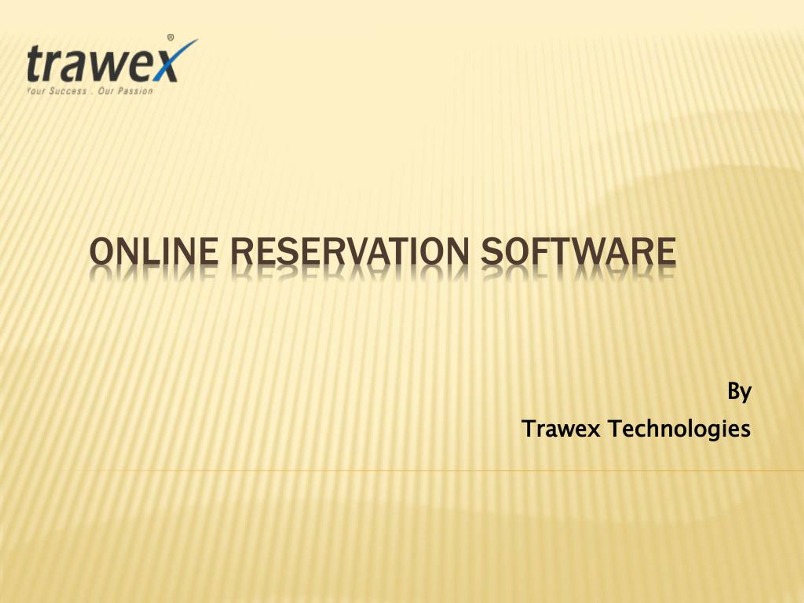 PPT - Online Reservation Software PowerPoint Presentation, free ...