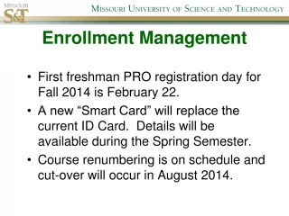 PPT - Developing a Campus Enrollment Management Plan PowerPoint ...