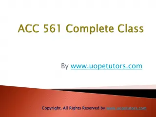 PPT - ACC 400 COMPLETE CLASS PowerPoint Presentation, free download ...