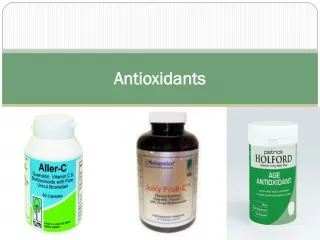 PPT - Free radicals and antioxidants PowerPoint Presentation, free ...