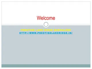 PPT - Prestige Lake Ridge Broucher PowerPoint Presentation, free ...