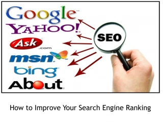 PPT - How To Increase Your Website Ranking In The Search Engines ...