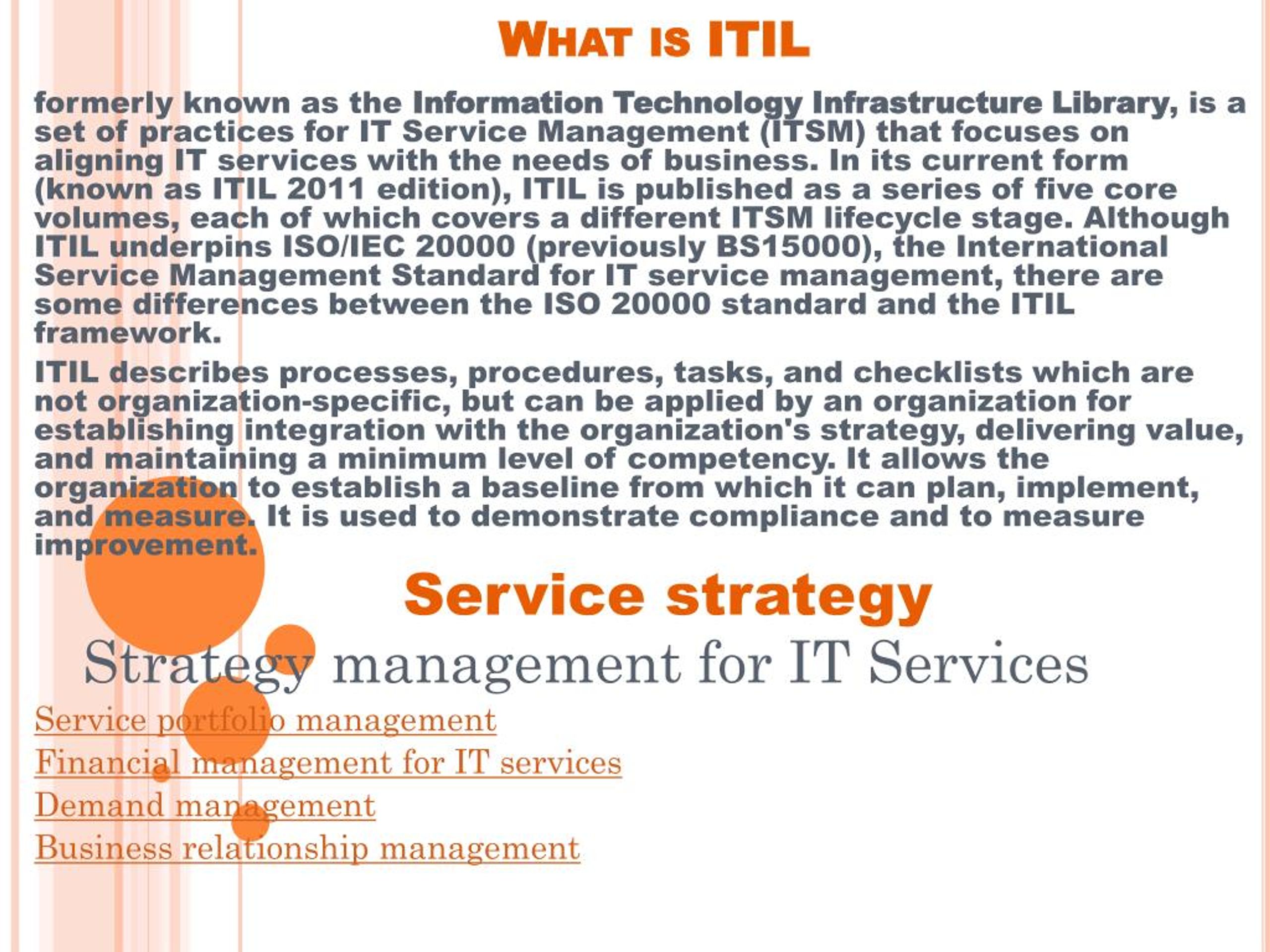 PPT - ITIL Training | ITIL online training | PECB ISO certification ...
