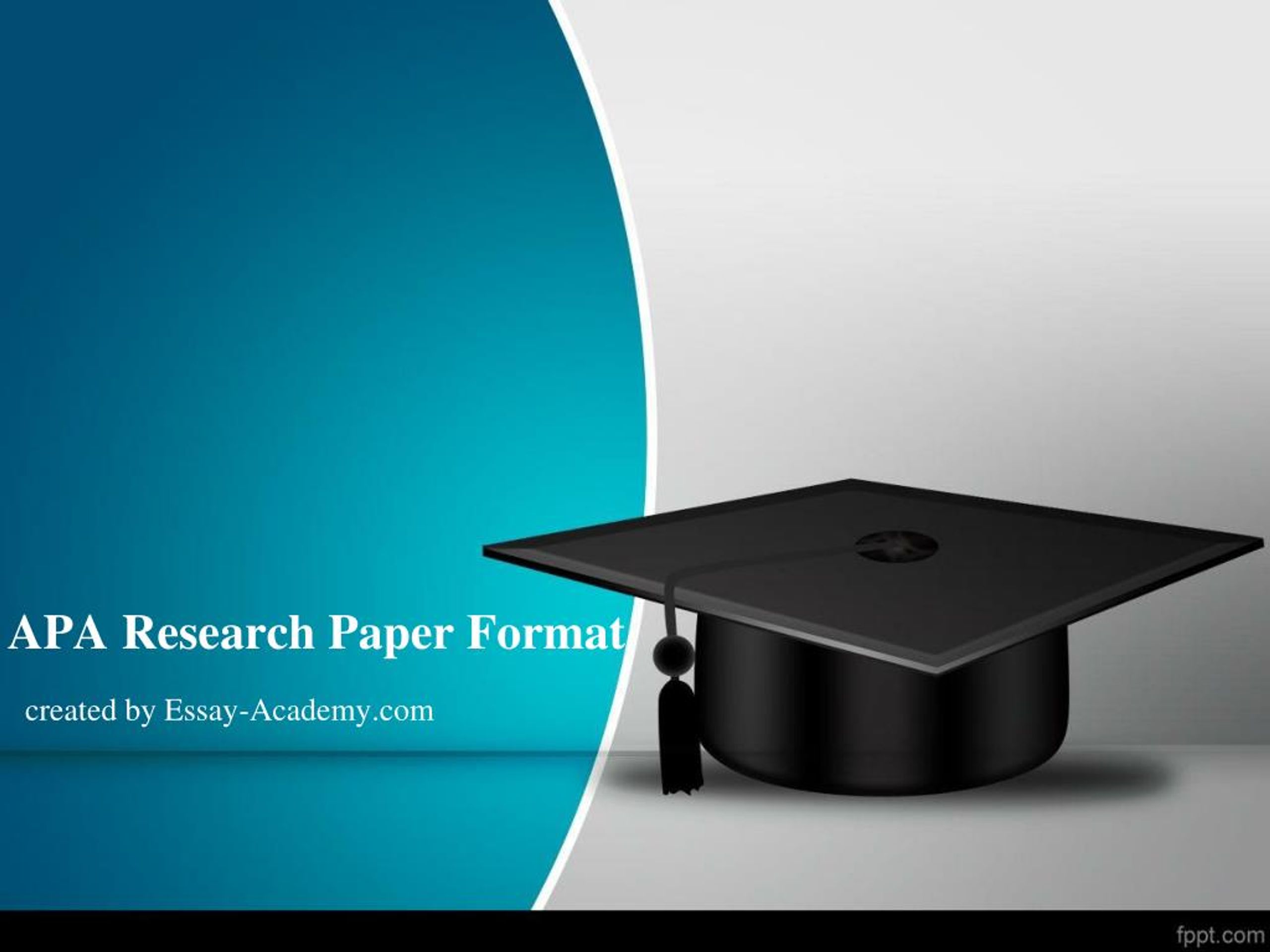 PPT - APA Research Paper Format PowerPoint Presentation, free download ...