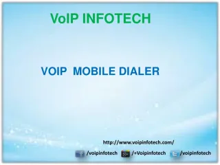 PPT - Branded VoIP Mobile Dialer for VoIP Provider PowerPoint ...
