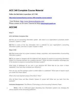 PPT - ACC 290 ENTIRE COURSE PowerPoint Presentation, free download - ID:7338140