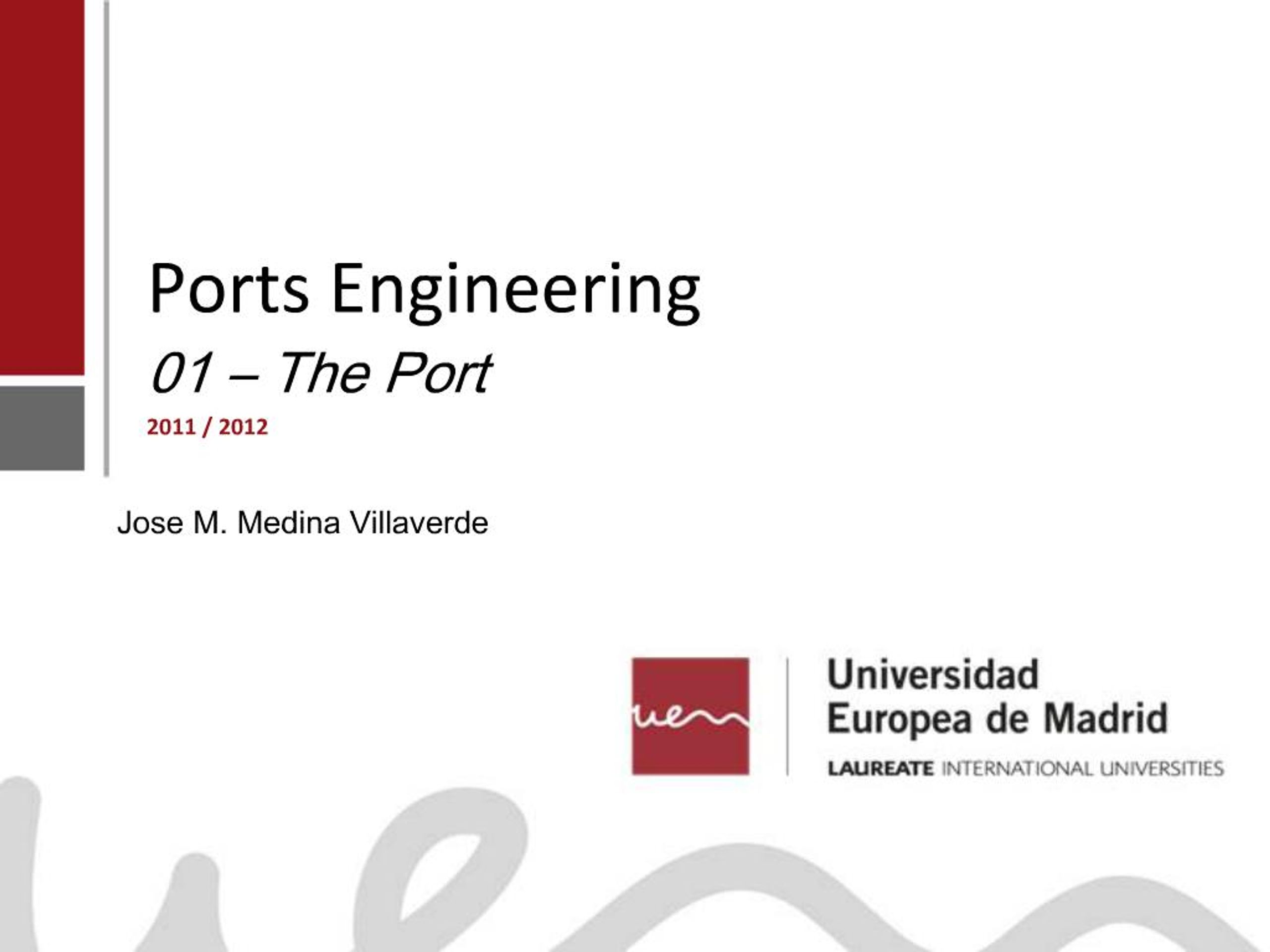 PPT - Ports Engineering 01 The Port PowerPoint Presentation, free ...