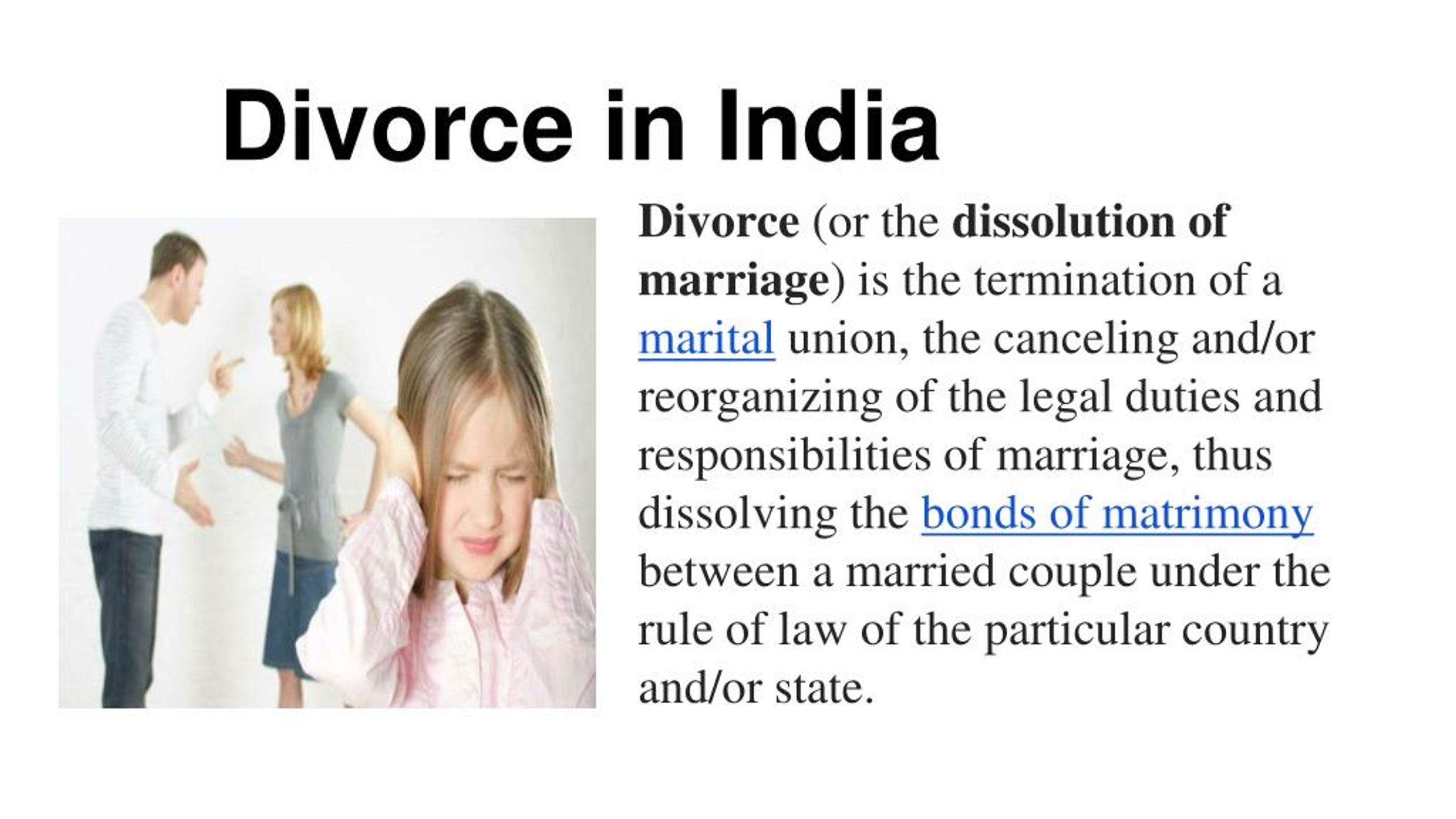 PPT - Divorce procedure in india PowerPoint Presentation, free download ...
