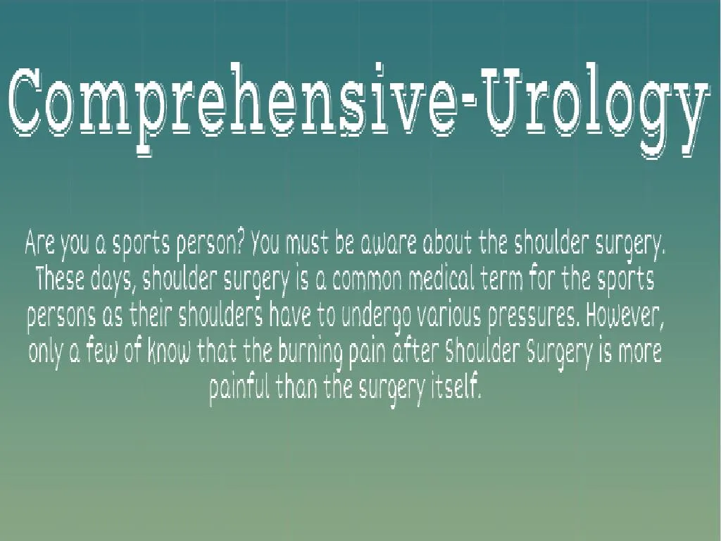 Ppt Urology Program La Powerpoint Presentation Free Download Id