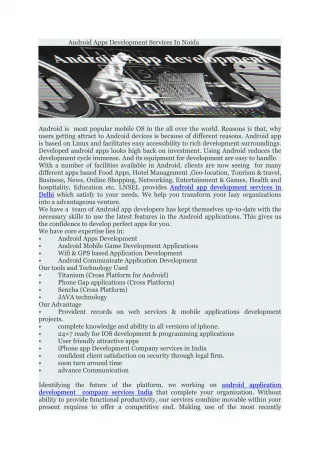 PPT - Affordable Android and iPhone Mobile Apps Development Services ...