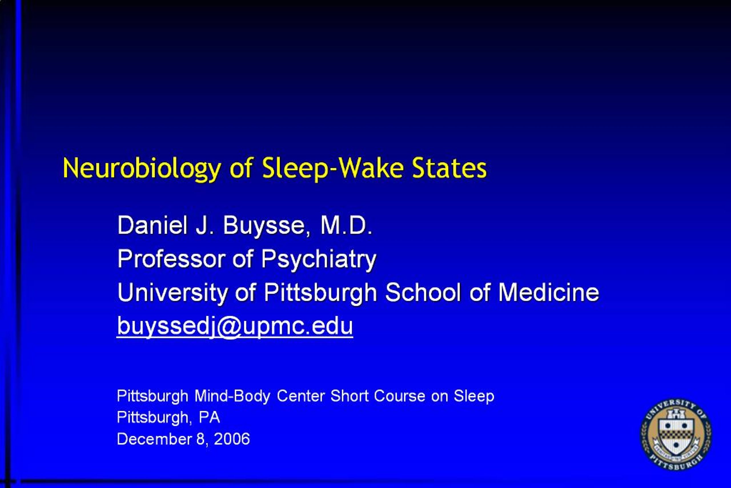 PPT - Neurobiology of Sleep-Wake States PowerPoint Presentation, free ...
