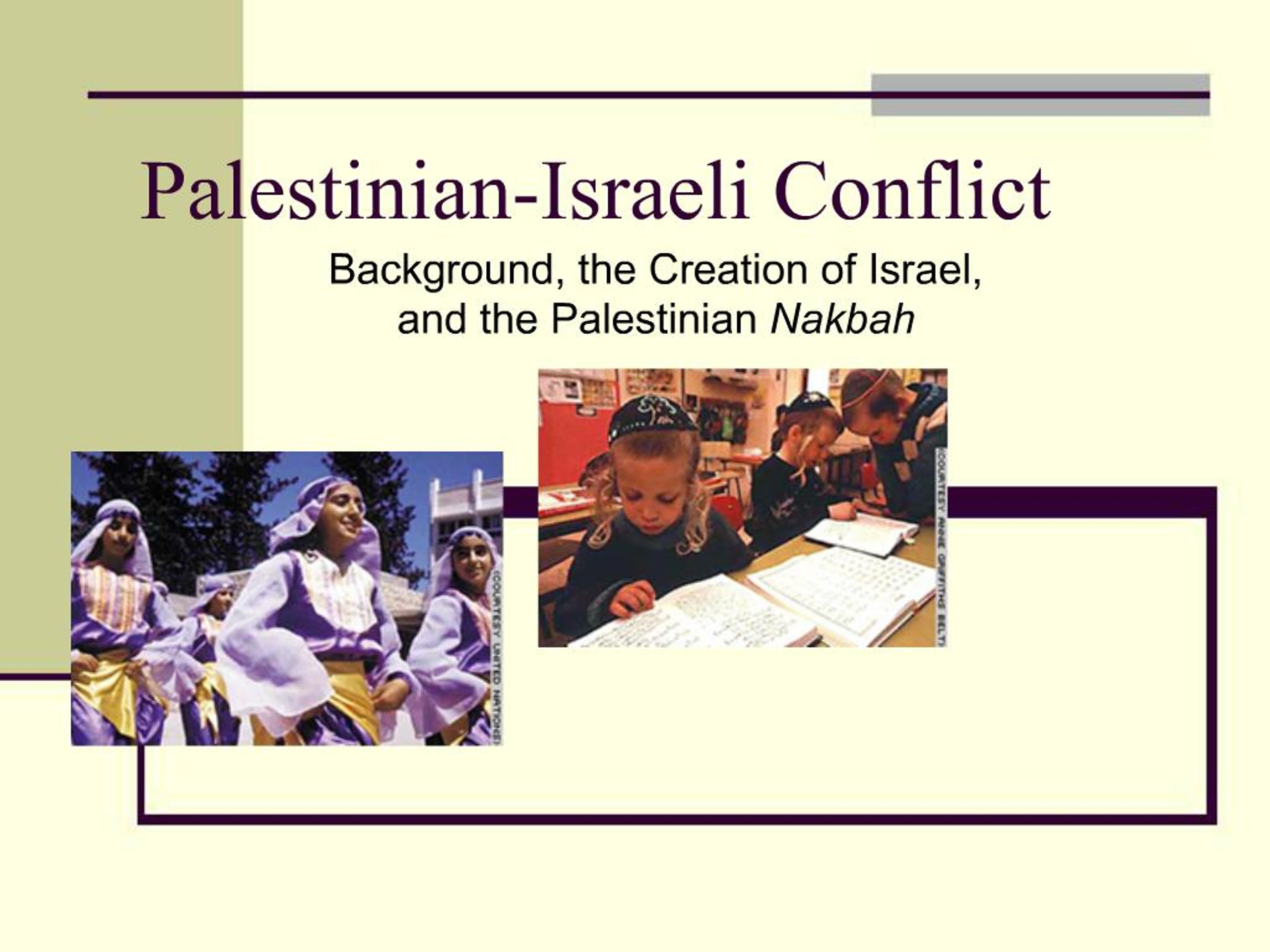PPT - Palestinian-Israeli Conflict PowerPoint Presentation, free ...