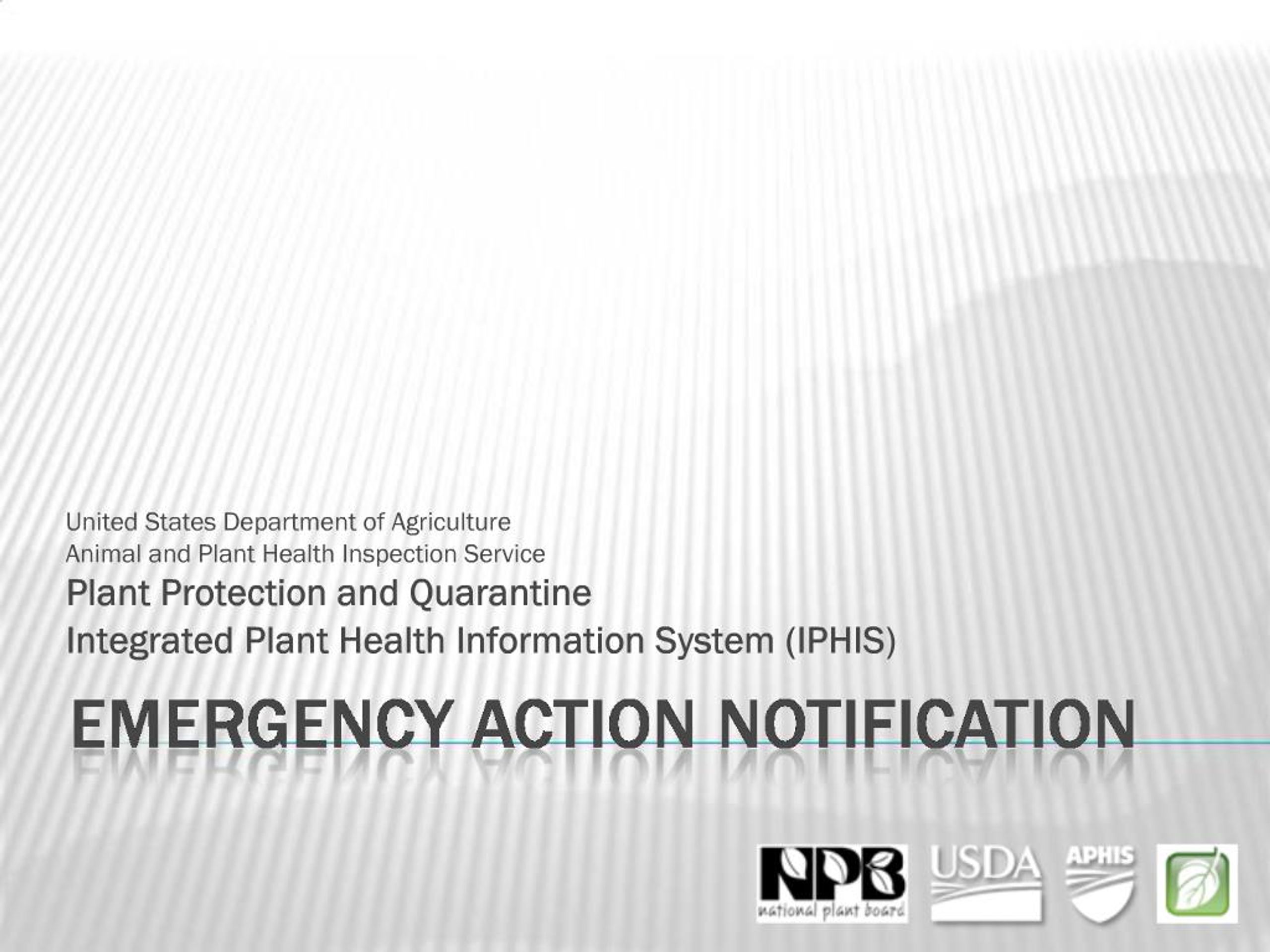 PPT - Emergency Action Notification PowerPoint Presentation, free ...