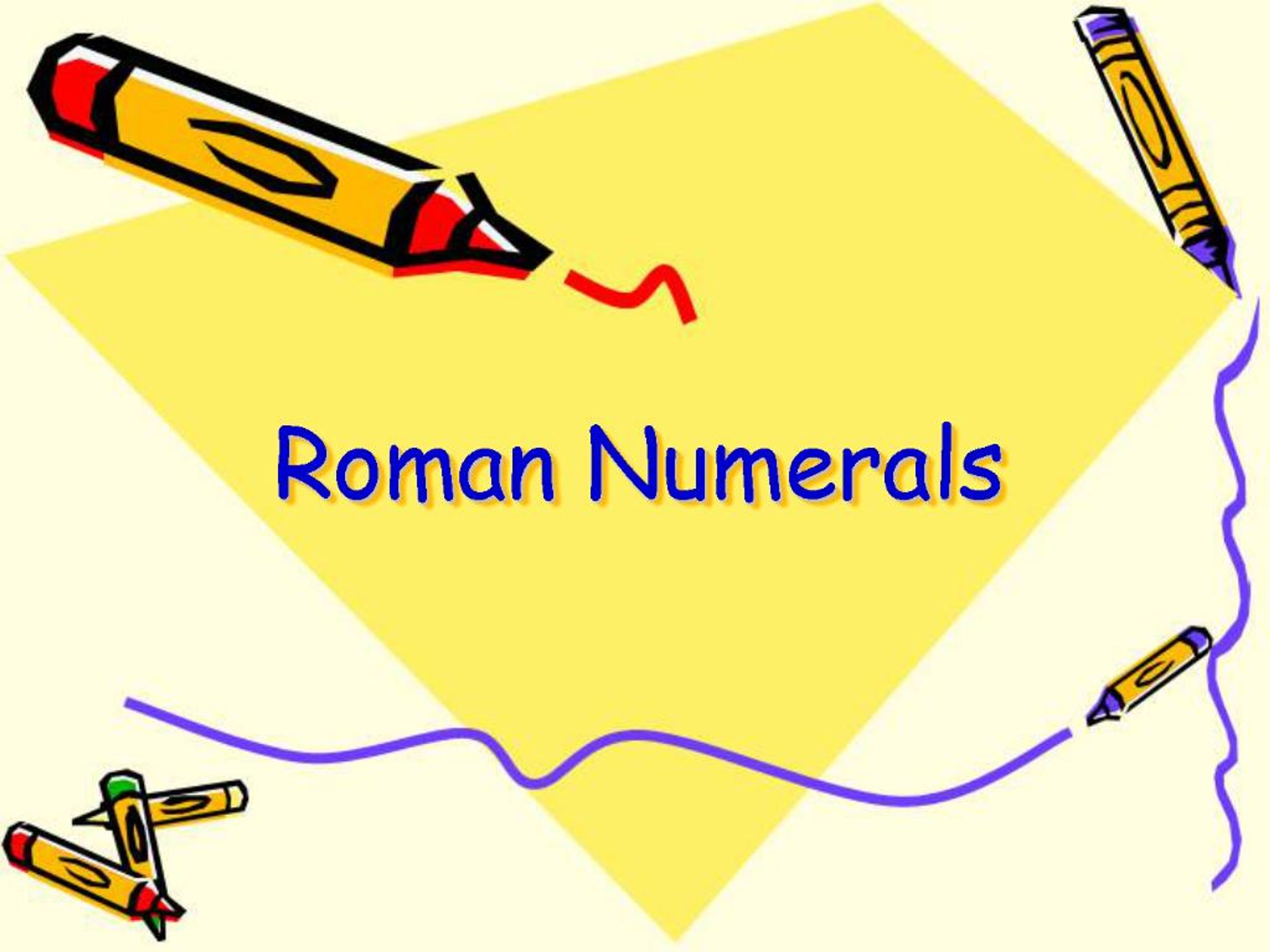 PPT - Roman Numerals PowerPoint Presentation, free download - ID:721758