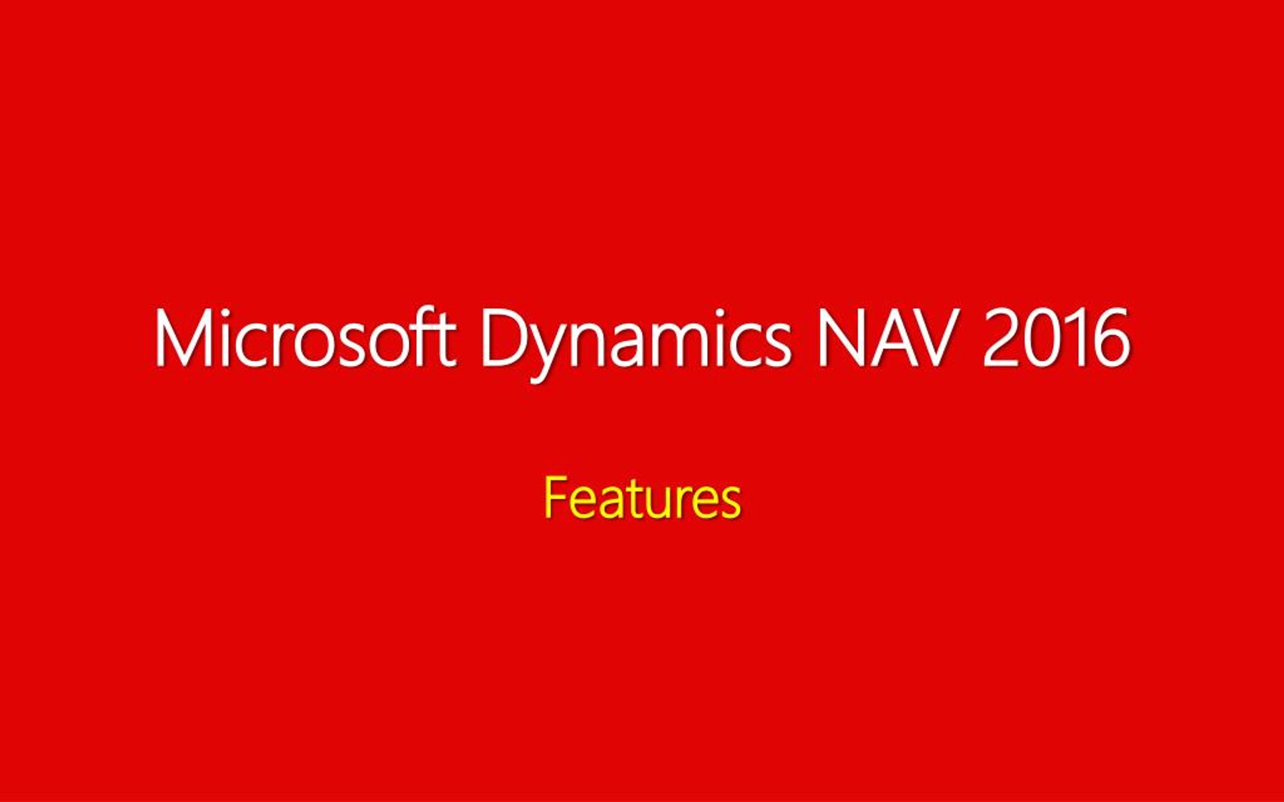 PPT - Microsoft Dynamics NAV 2016 PowerPoint Presentation, free ...