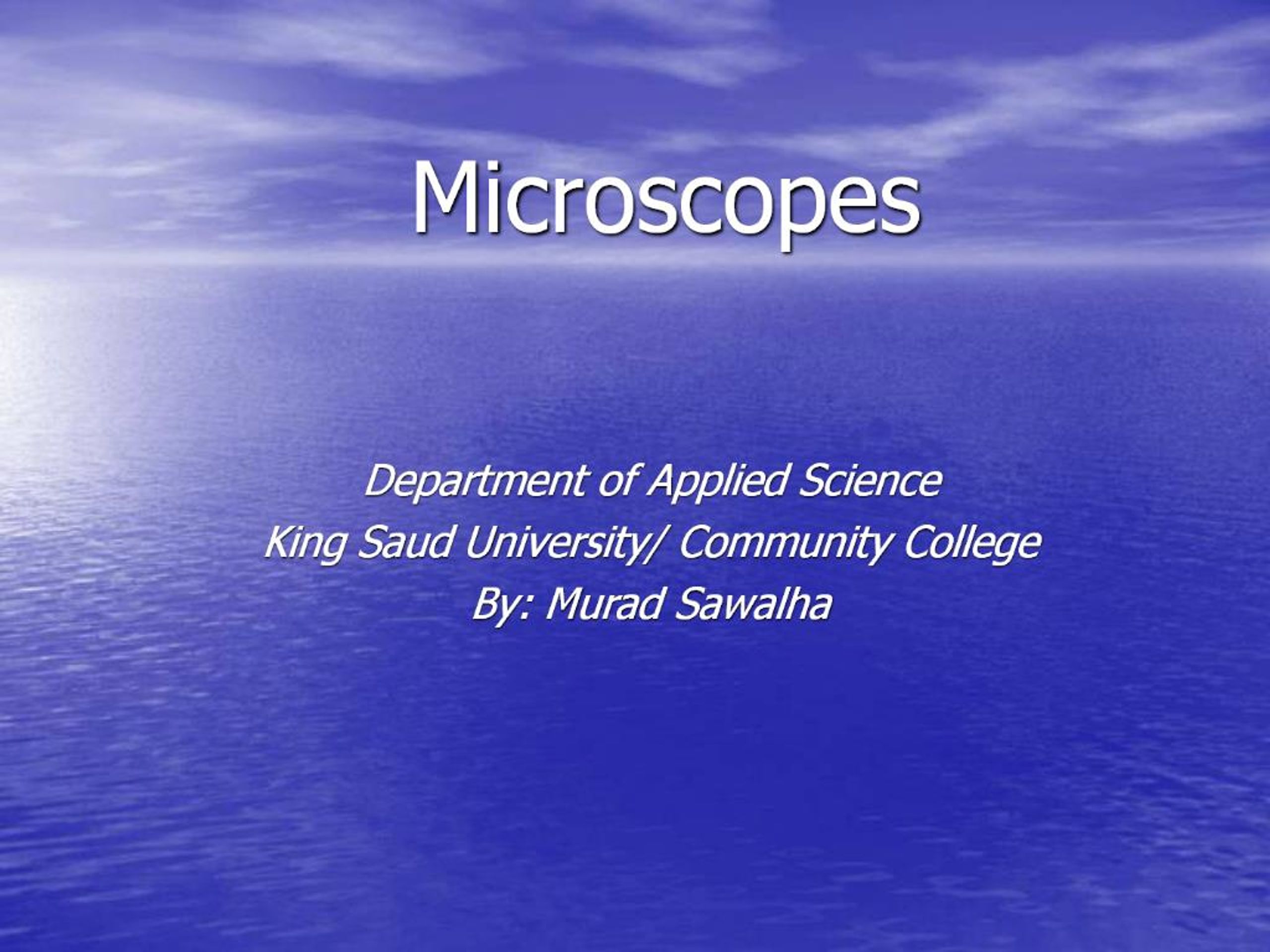 PPT - Microscopes PowerPoint Presentation, free download - ID:722626