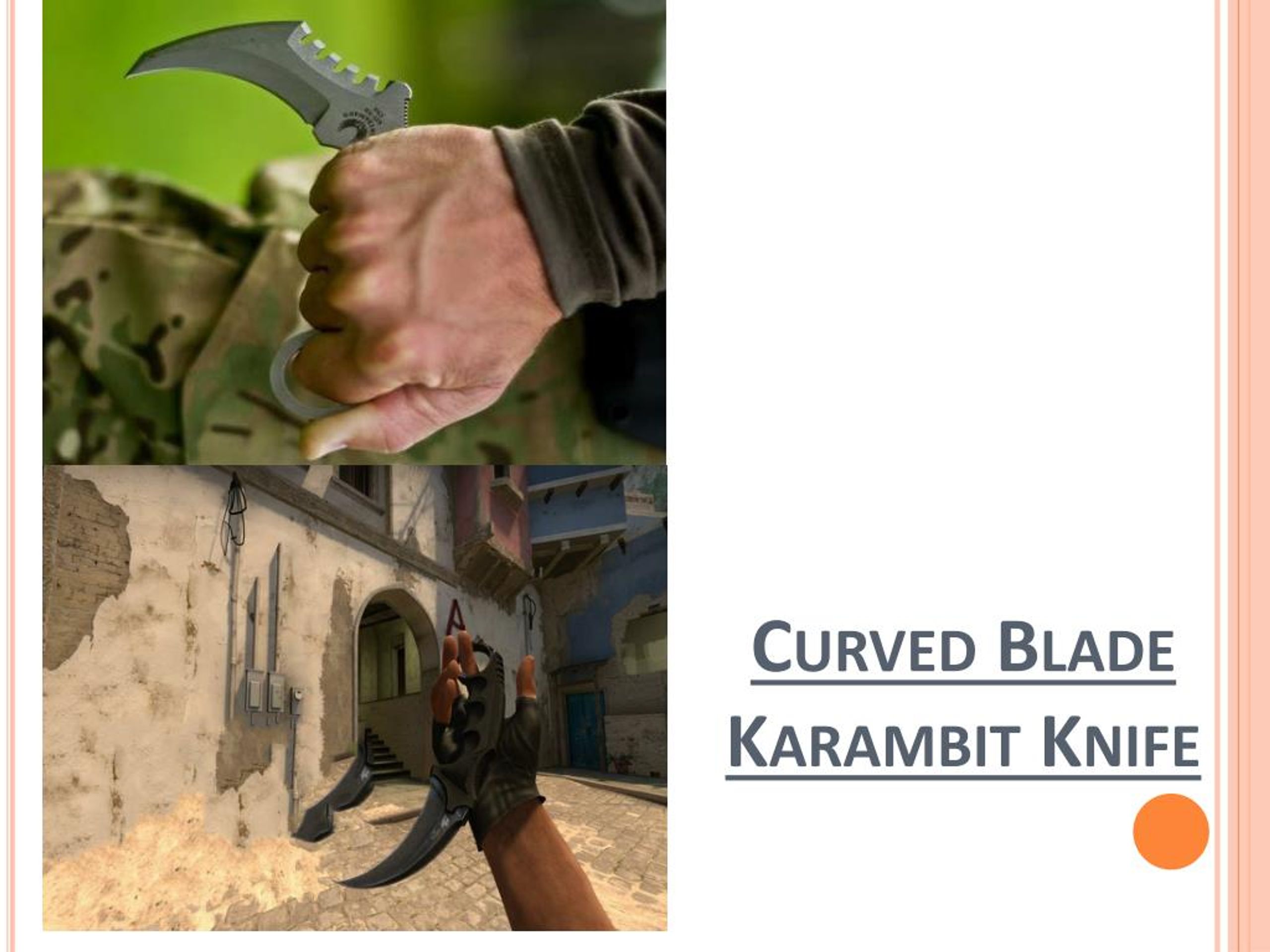 PPT - Curved blade karambit knife PowerPoint Presentation, free ...