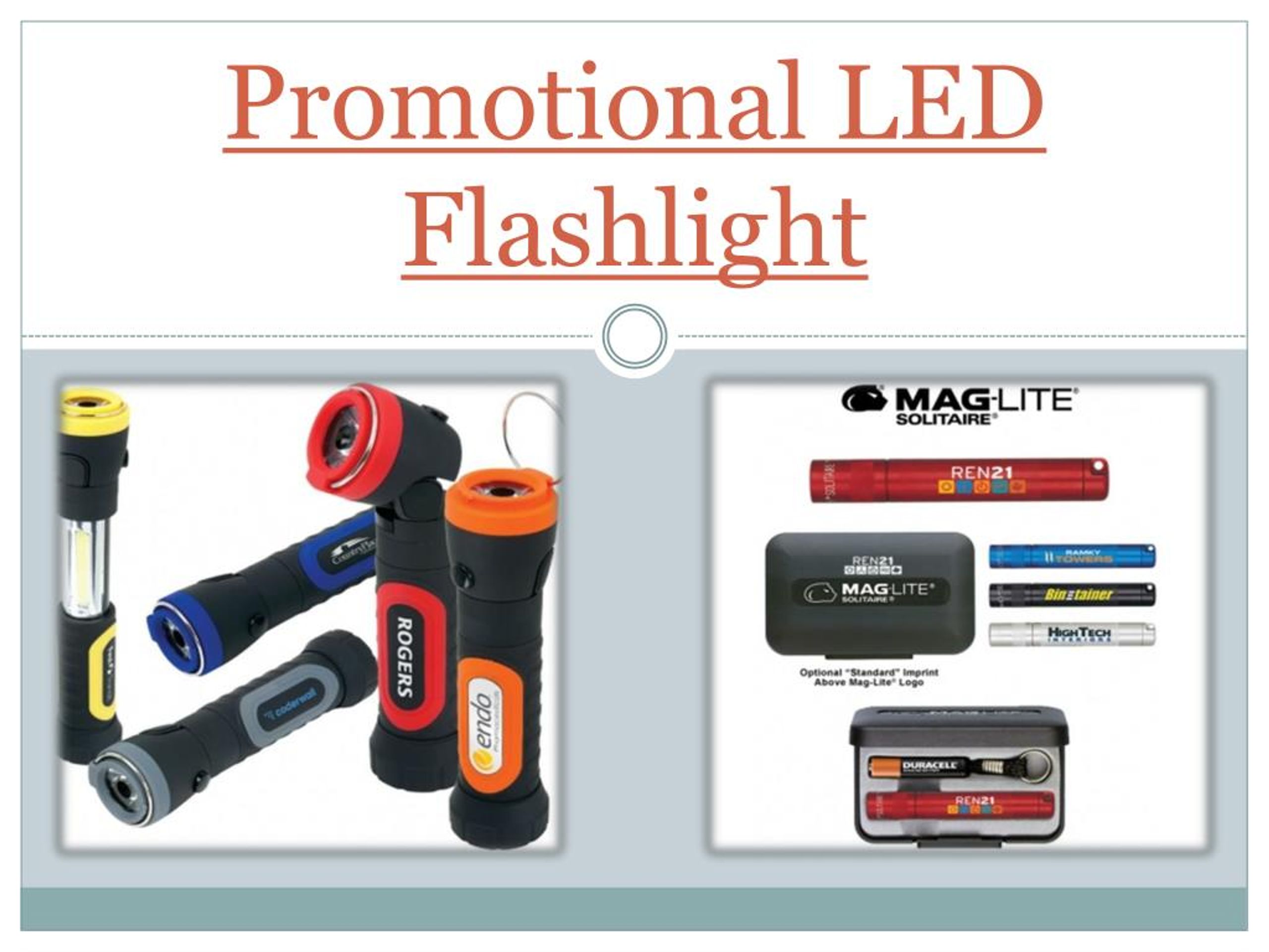 PPT - Promotional LED Flashlight PowerPoint Presentation, free download ...