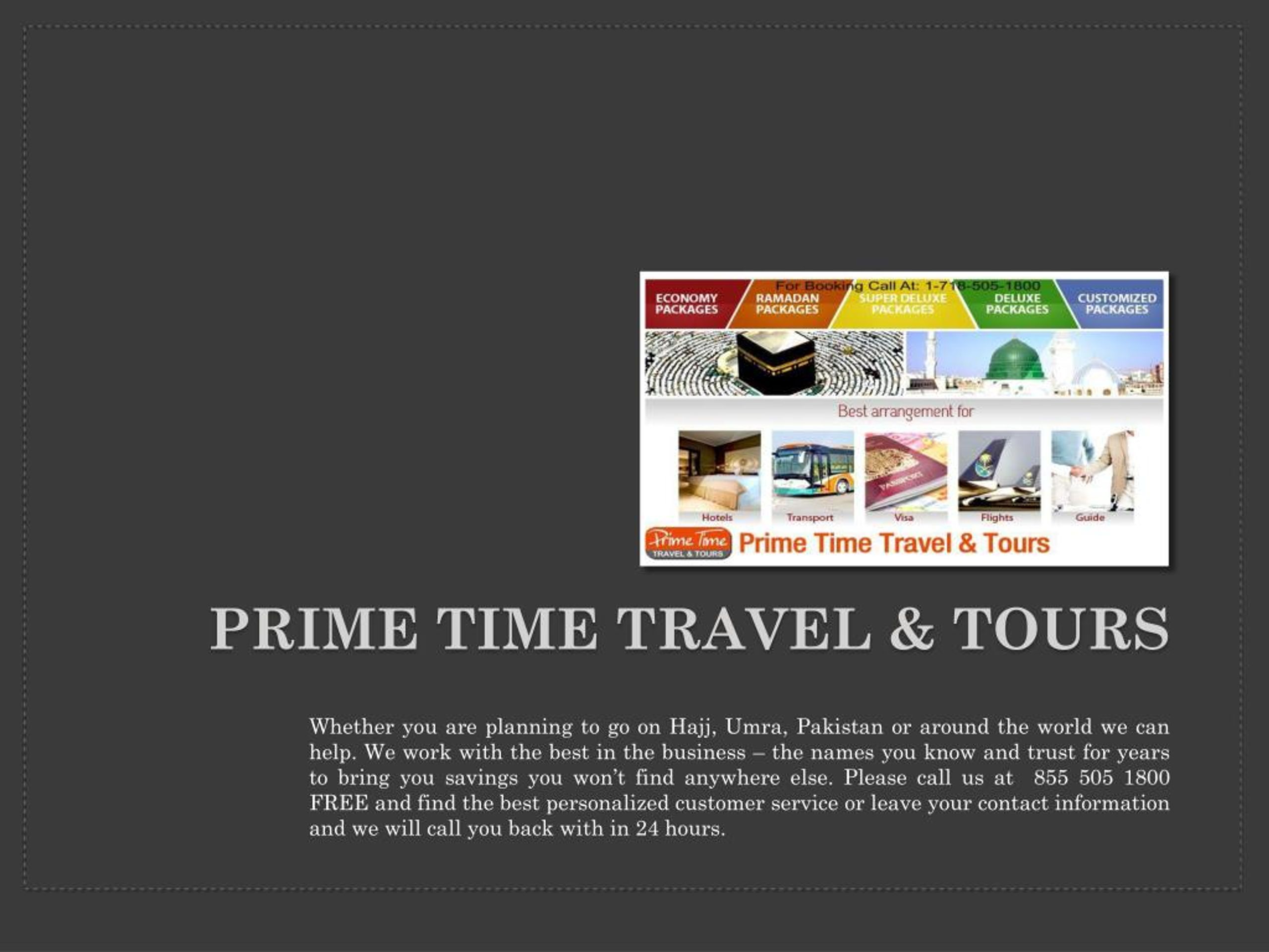 PPT - Prime Time Travel & Tours PowerPoint Presentation, free download ...