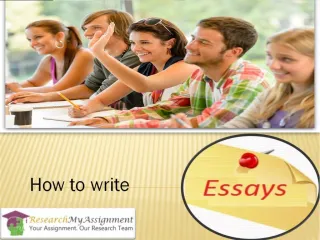 PPT - HOW TO WRITE A DISCURSIVE ESSAY PowerPoint Presentation, free ...
