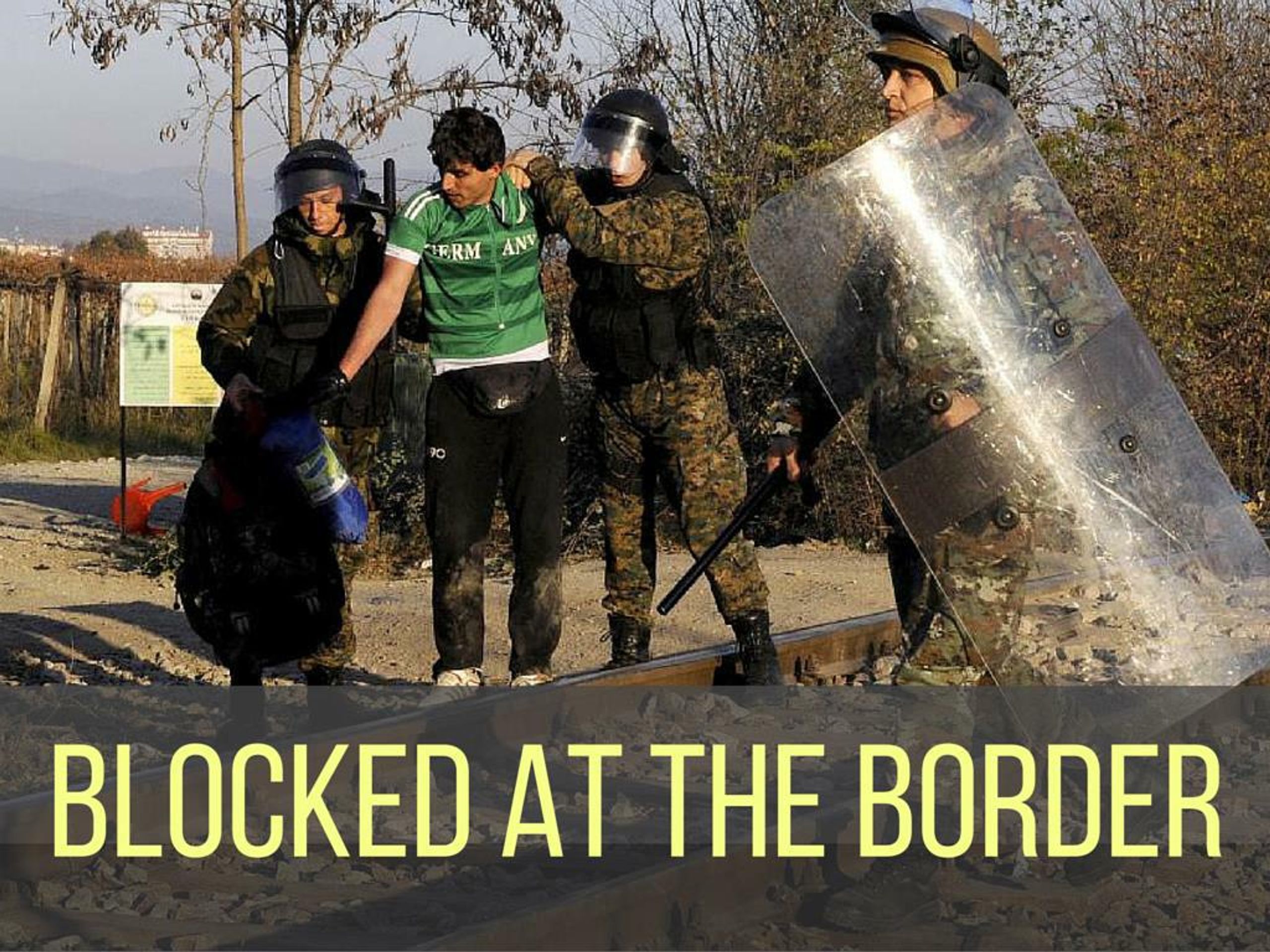 PPT - Blocked at the border PowerPoint Presentation, free download - ID ...