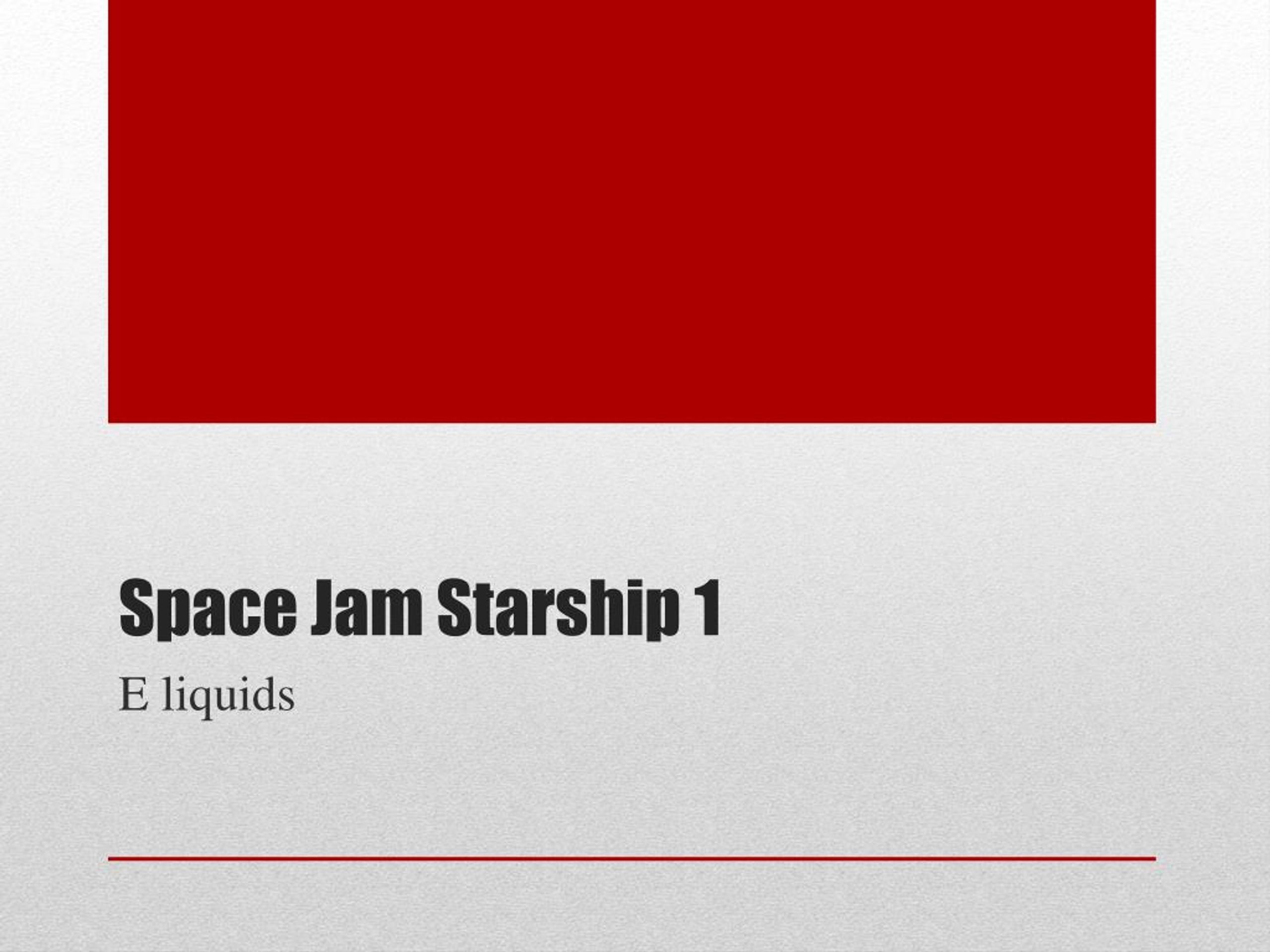 PPT - Space Jam Starship 1 PowerPoint Presentation, free download - ID ...