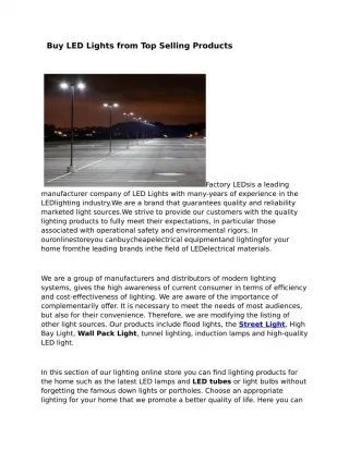 PPT - Product Information of LED Tube PowerPoint Presentation, free ...