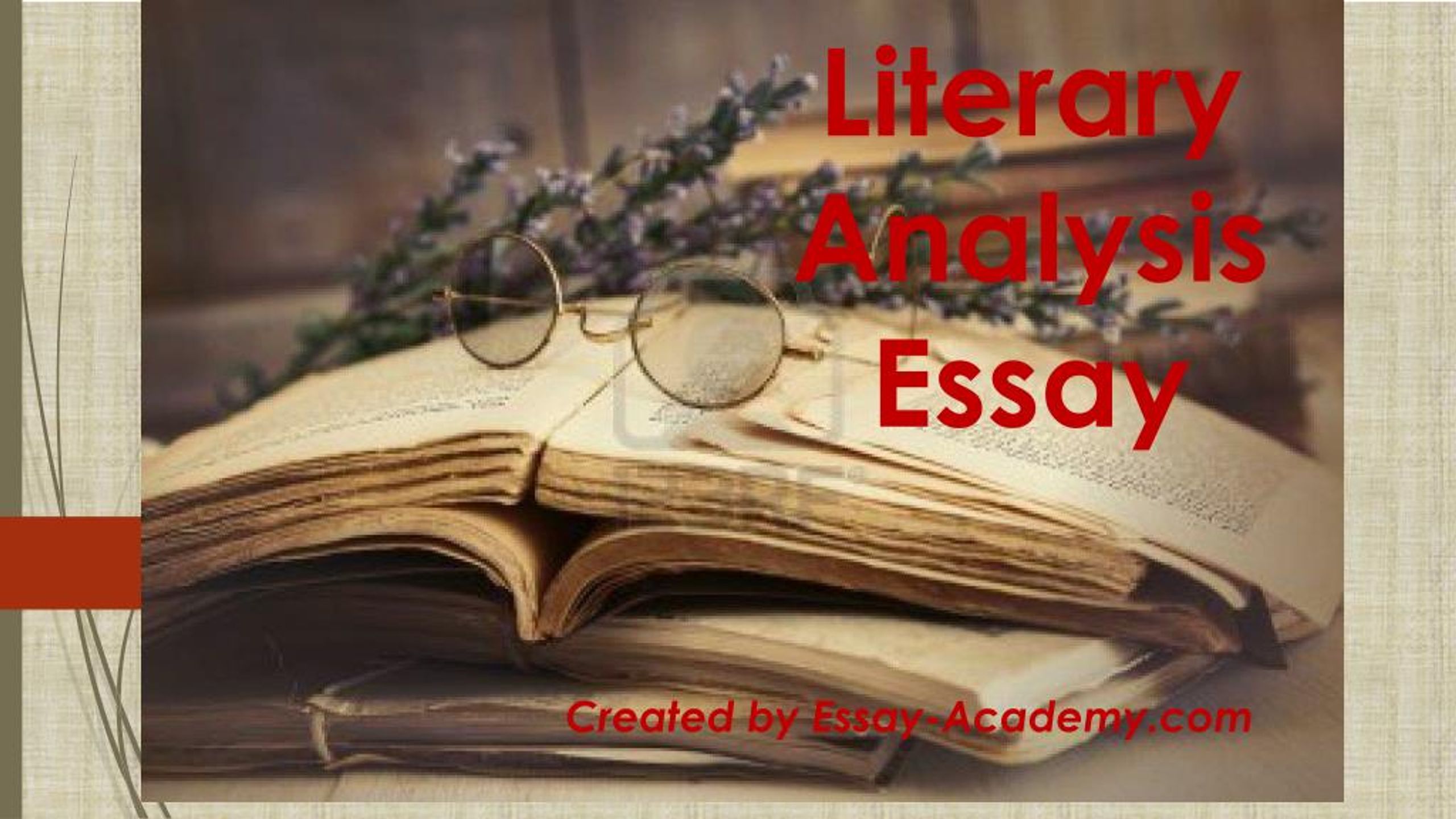 PPT - Literary Analysis Essay PowerPoint Presentation, free download ...