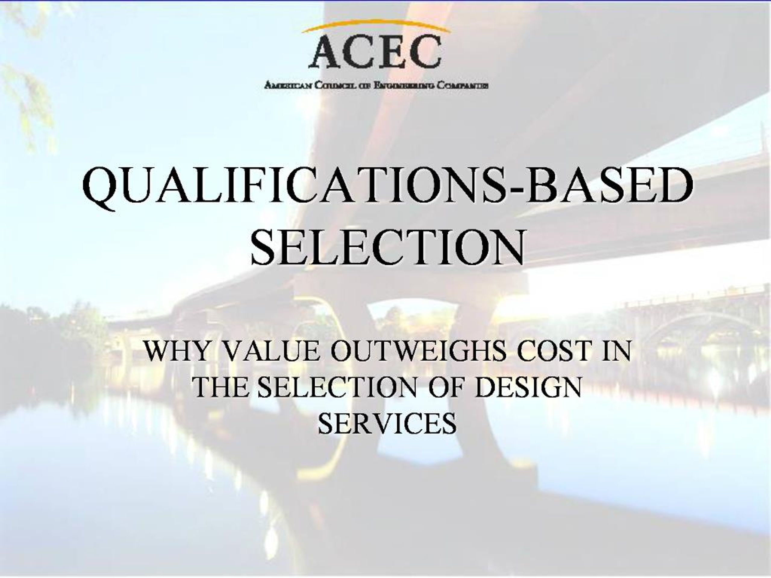 PPT - QUALIFICATIONS-BASED SELECTION PowerPoint Presentation, free ...