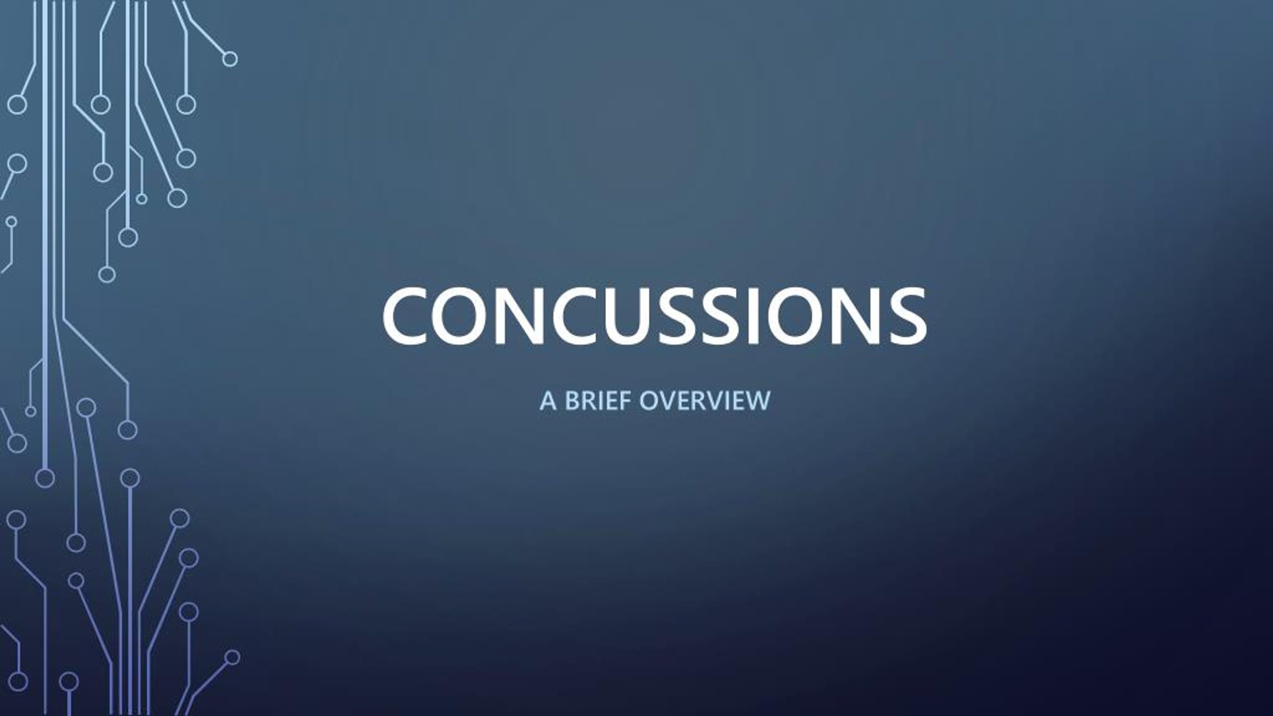PPT - Concussions: A Brief Overview PowerPoint Presentation, free ...
