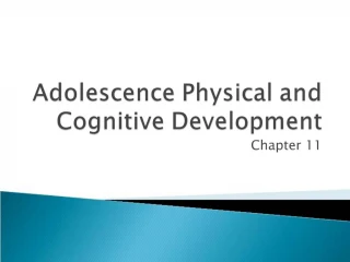 PPT - Physical Development in Adolescence PowerPoint Presentation, free ...