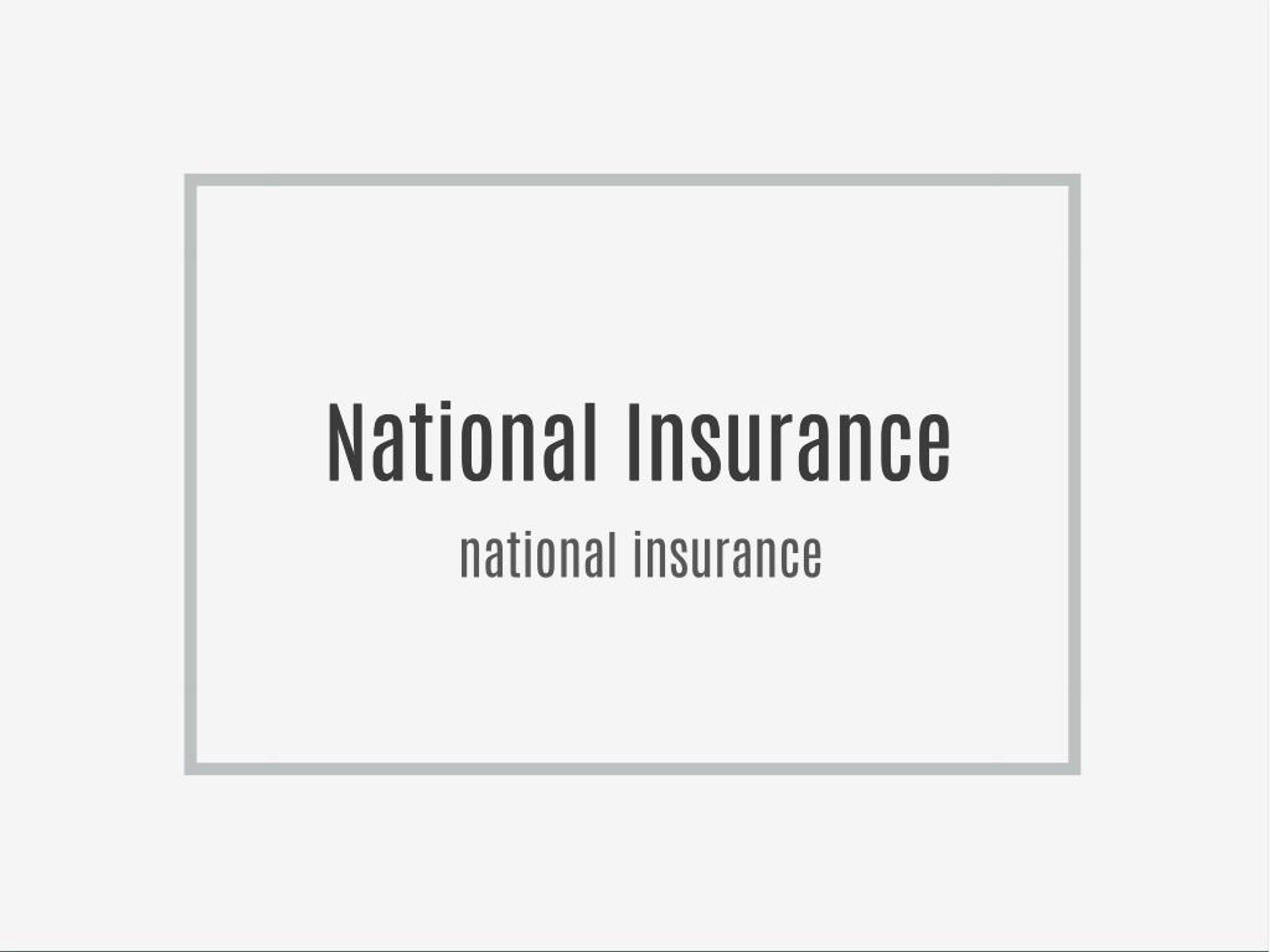 PPT - National Insurance PowerPoint Presentation, free download - ID ...