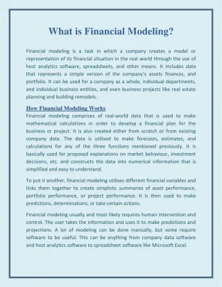 PPT - Financial Modeling PowerPoint Presentation, free download - ID ...