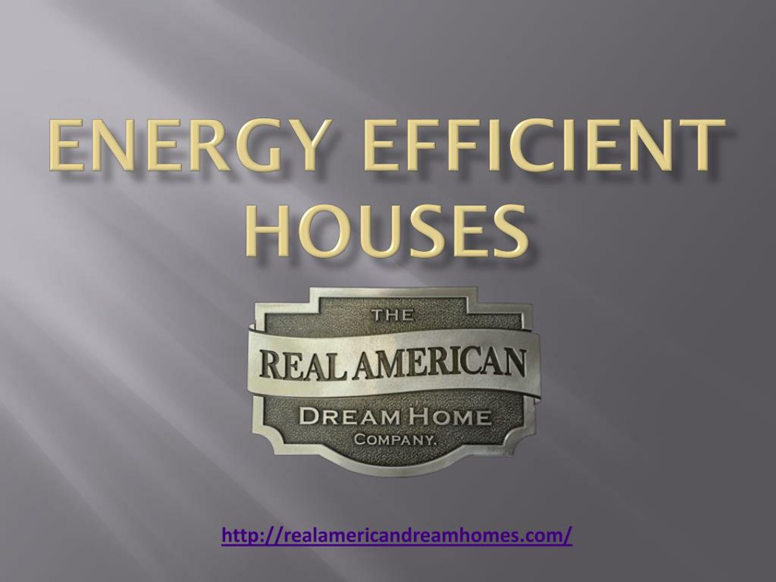 PPT - Energy Efficient Houses PowerPoint Presentation, free download ...