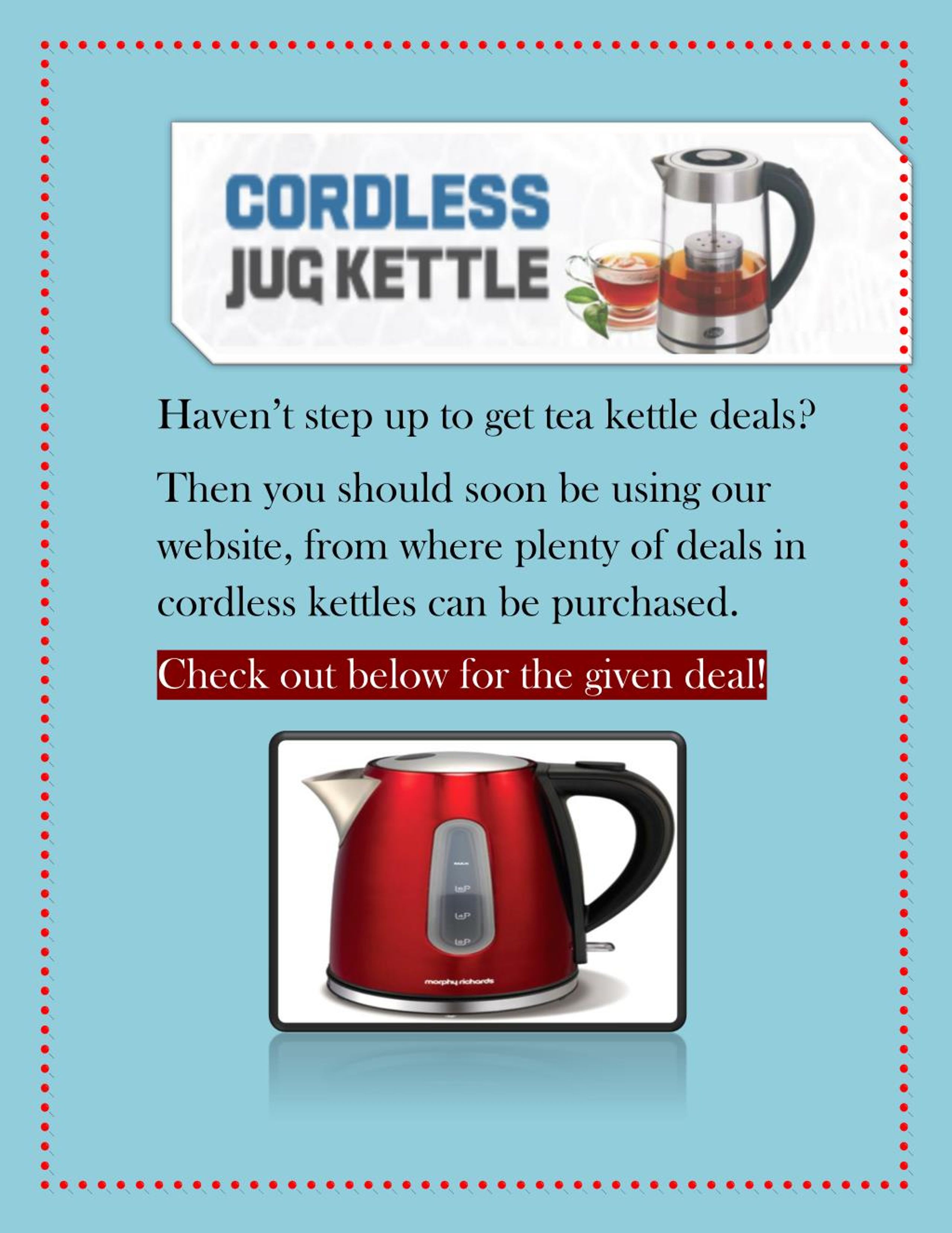 PPT - Andrew James Cordless Jug Kettles: Best Branded Deals PowerPoint ...