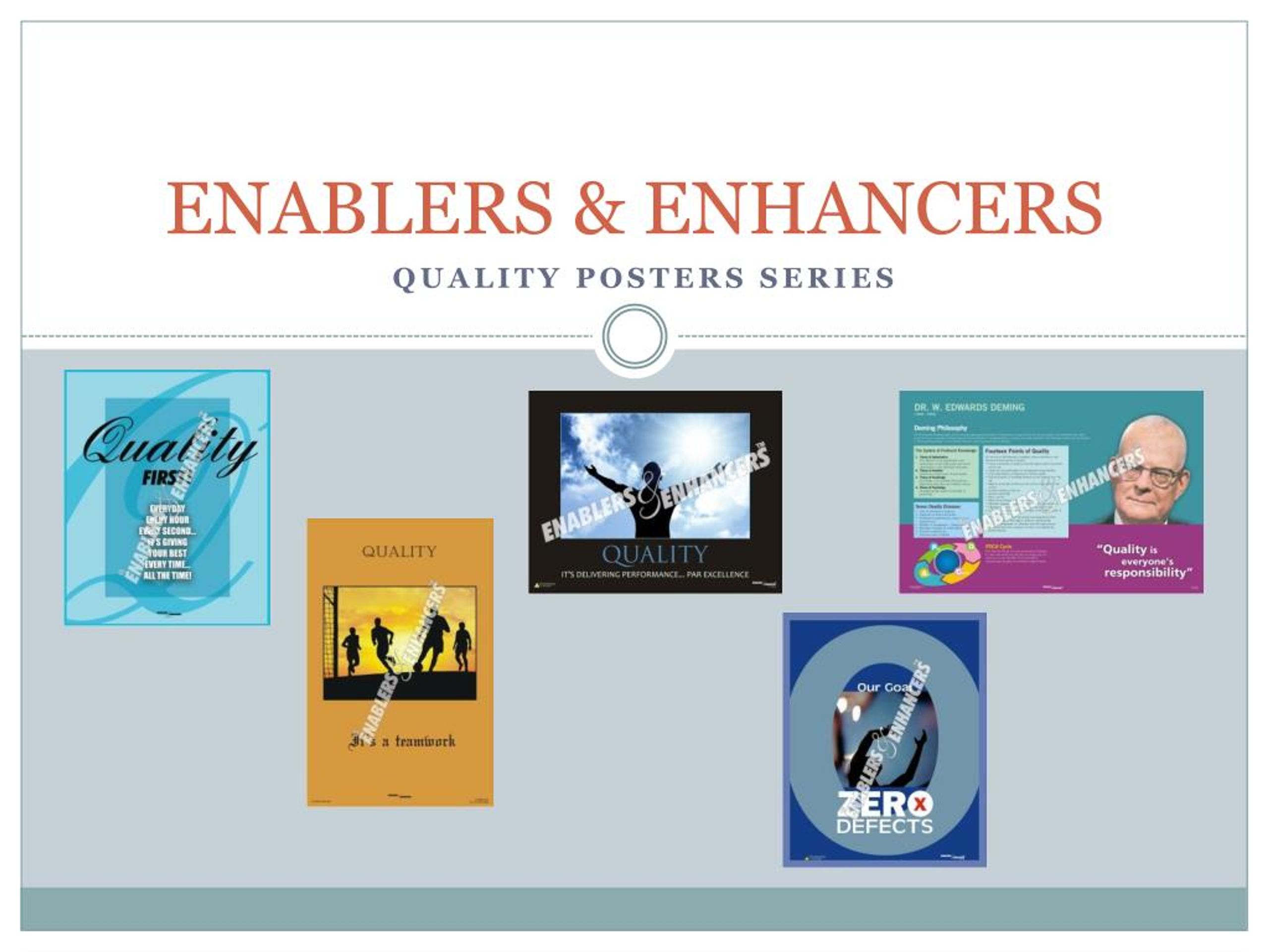PPT - Enablers & Enhancers Quality Posters Series PowerPoint ...