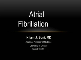 PPT - Atrial Fibrillation PowerPoint Presentation, free download - ID ...