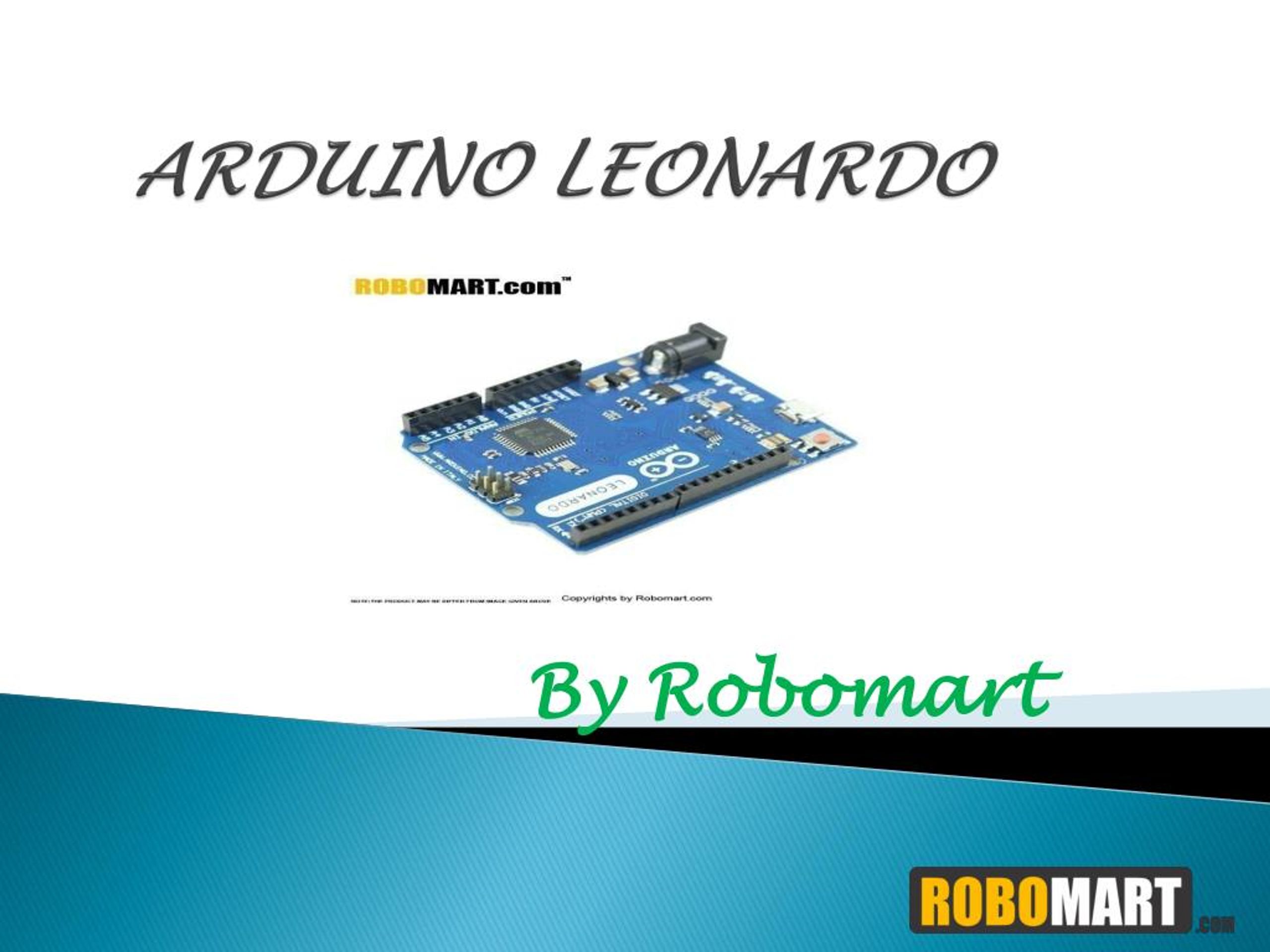 PPT - Arduino Leonardo - Robomart PowerPoint Presentation, free ...