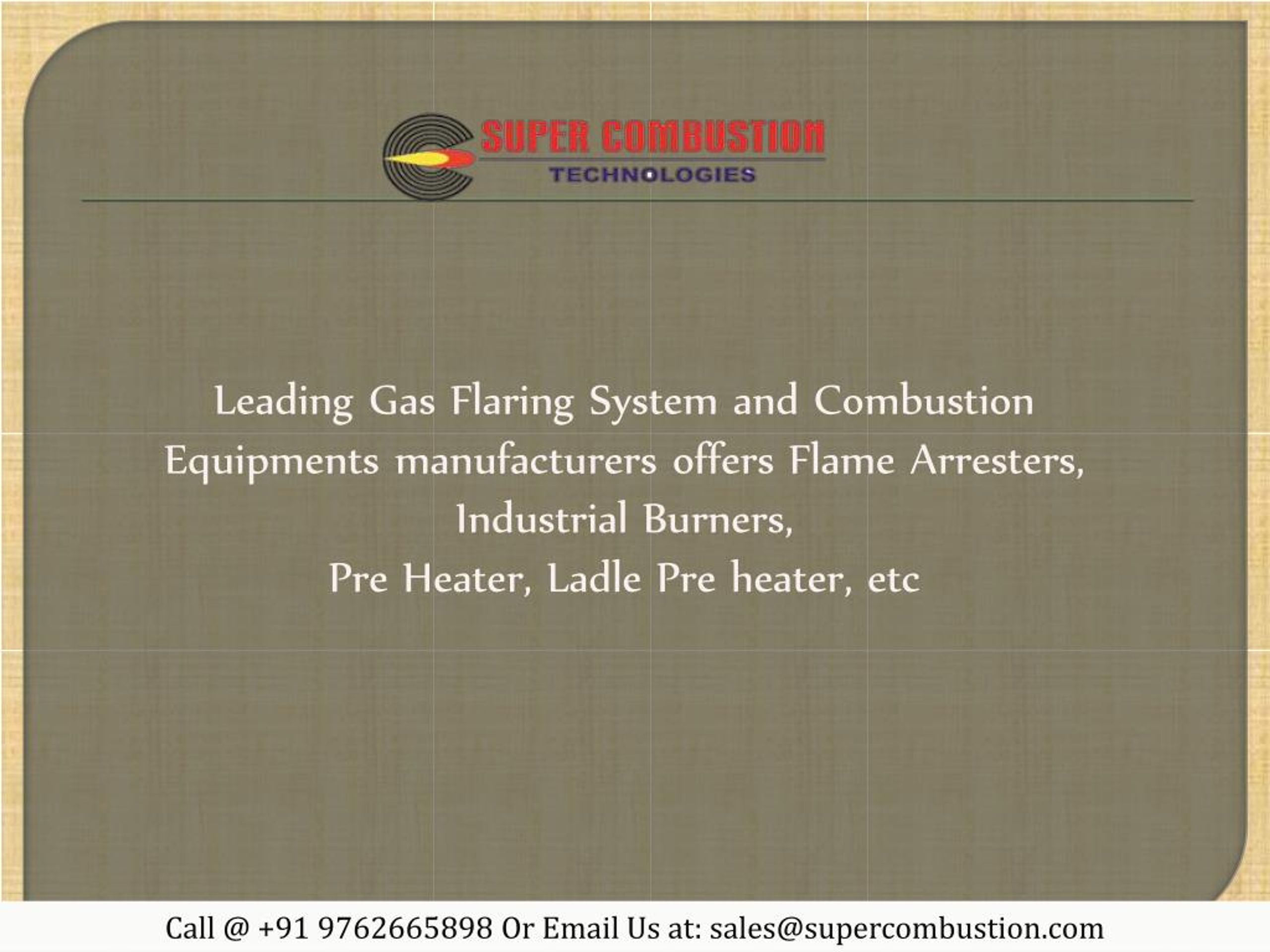 PPT - Gas Flaring System Manufacturers PowerPoint Presentation, free ...