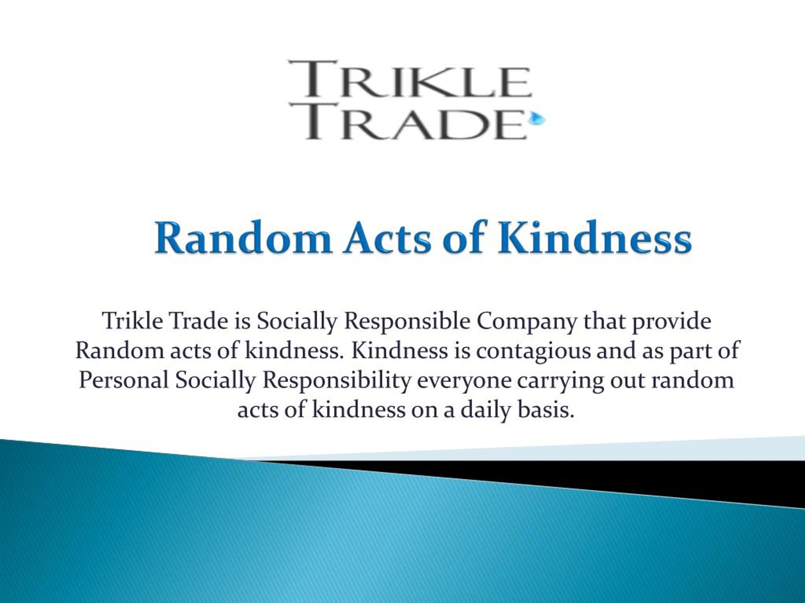 PPT - Random Acts of Kindness PowerPoint Presentation, free download ...