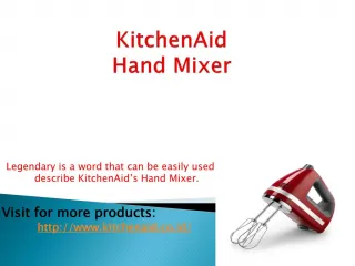 PPT - KitchenAid® Food Grinder PowerPoint Presentation, free download ...