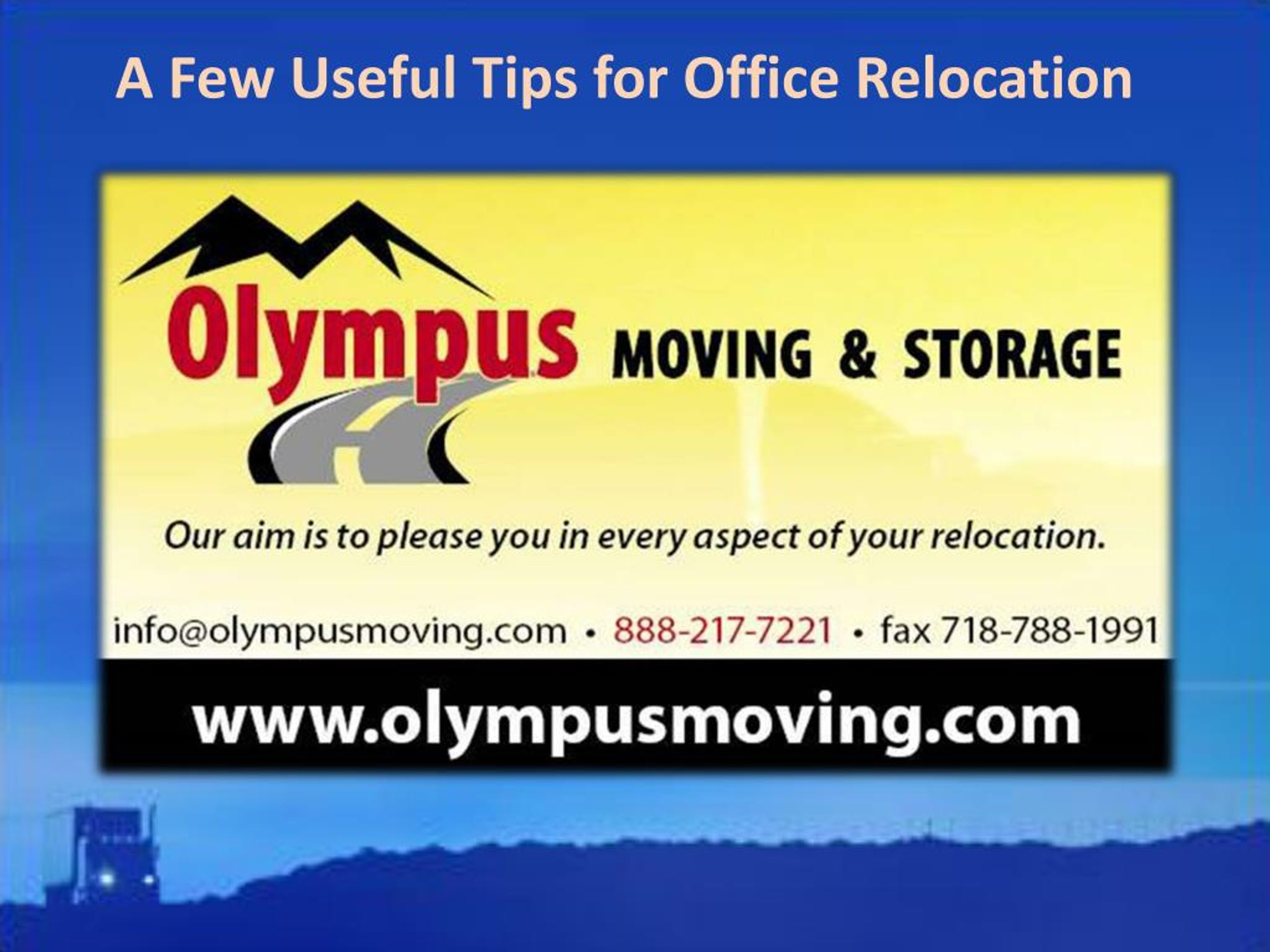 PPT - A Few Useful Tips for Office Relocation PowerPoint Presentation ...