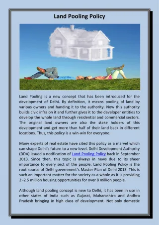 PPT - Delhi Land Pooling Policy PowerPoint Presentation, free download ...