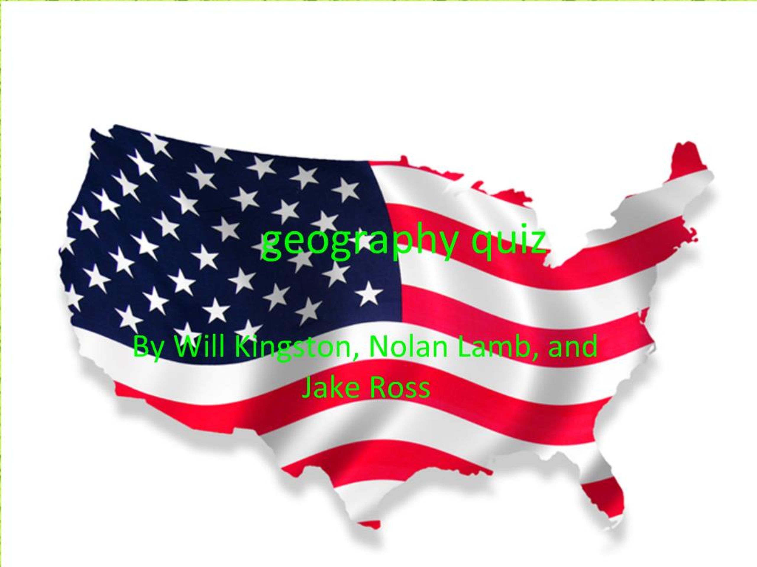 PPT - Geography quiz PowerPoint Presentation, free download - ID:735217